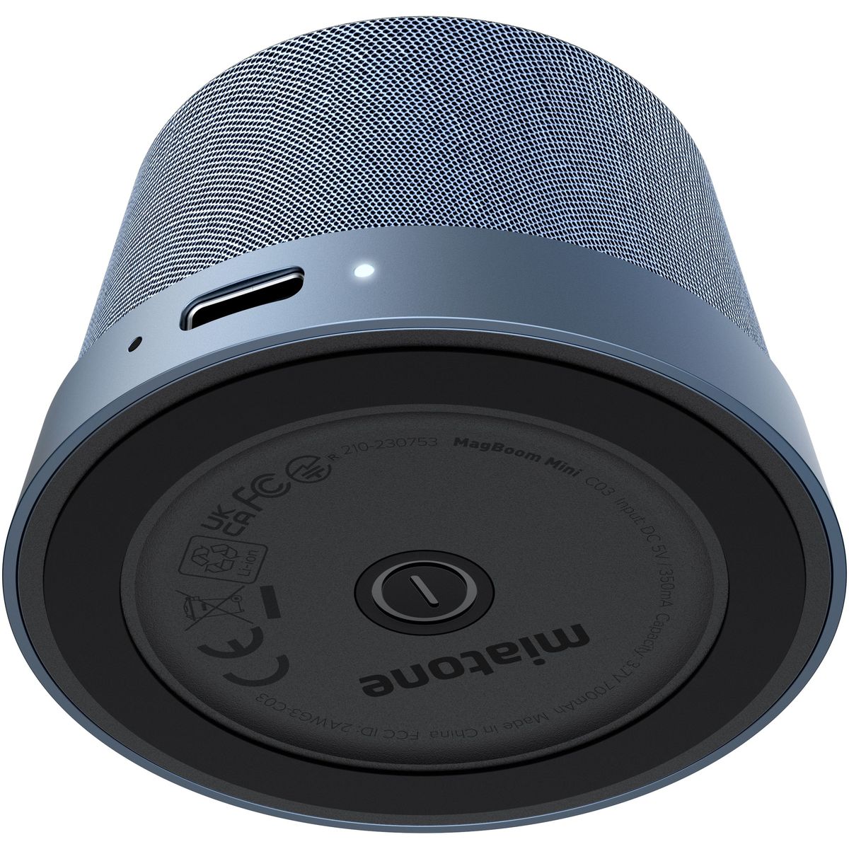ひかりTVショッピング | MagBoom Mini MAG Magnetic ポータブルスピーカー ブルー MGBOOMMNB｜miatone