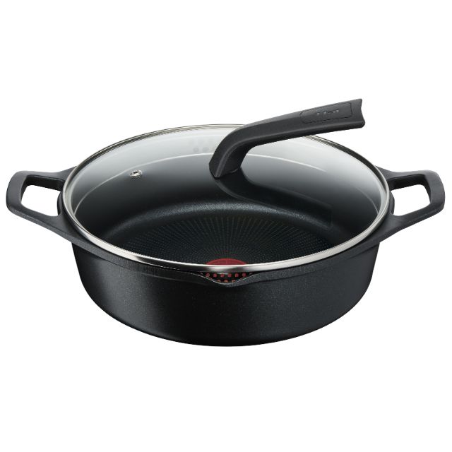 ひかりTVショッピング | T-fal キャストライン アロマ プロ シャローパン 28cm ガス火・IH対応 軽量 E25172｜ティファール