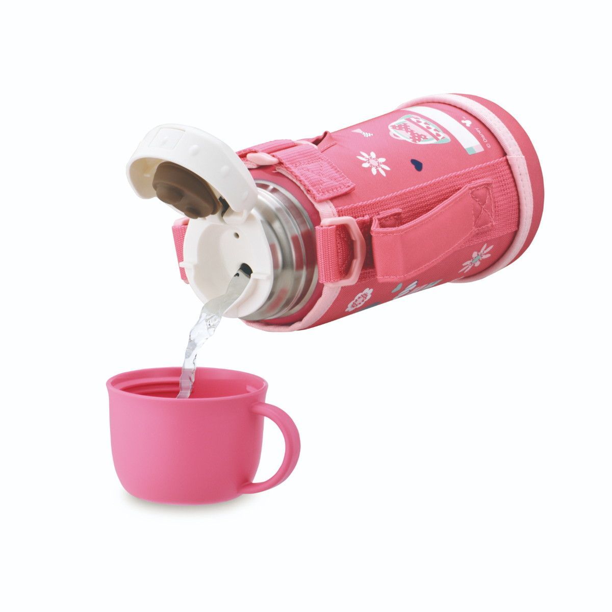 ひかりTVショッピング | THERMOS 真空断熱2ウェイボトル コーラルピンク 0.6L 水筒 FJO-601WFDS-CP｜サーモス