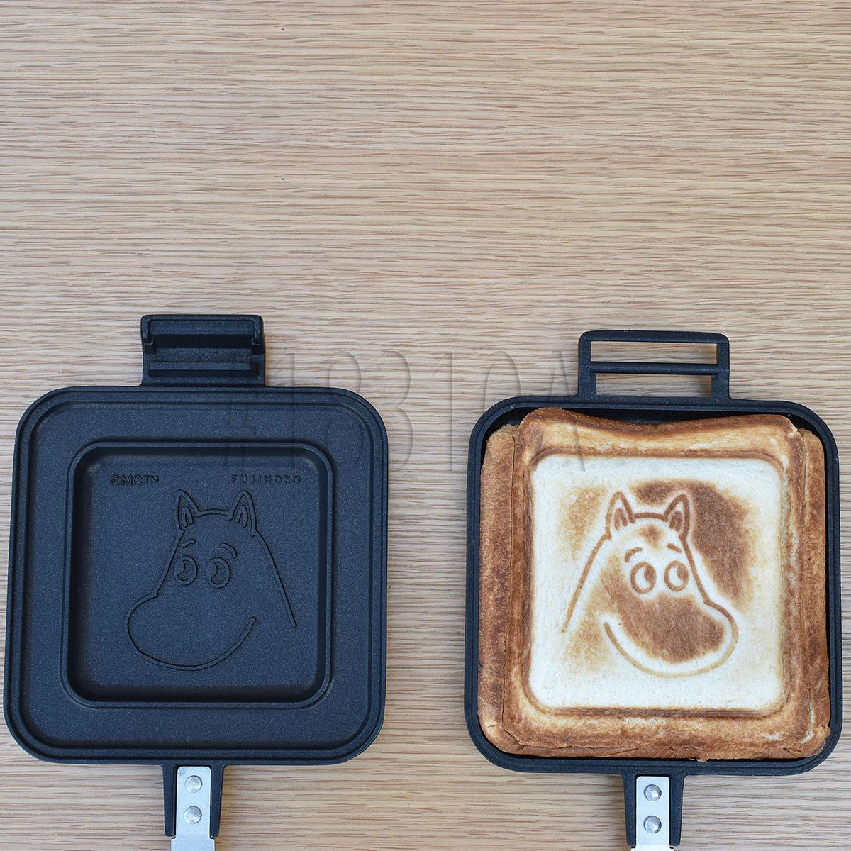 ひかりTVショッピング | ホットサンドメーカー ムーミン ガス火専用 MT-11006｜富士ホーロー