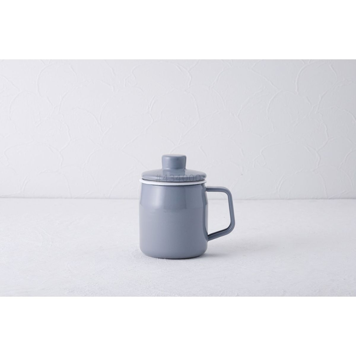 ひかりTVショッピング | フィルトミニ 0.35Lオイルポット ライトグレー 琺瑯 ホーロー OP-0.35L.LG｜富士ホーロー